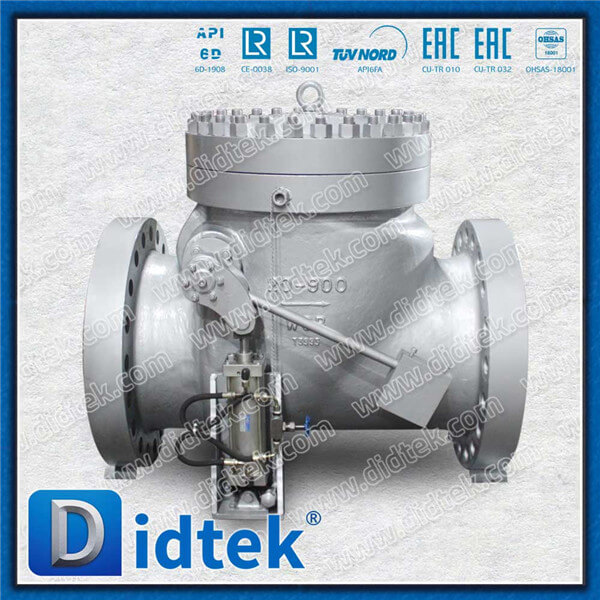 Didtek API6D Full Open Non Slam Swing Check Valve With Counterweight ...